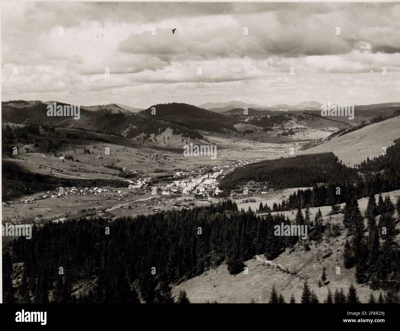 View to Dorna Watra Stock Photo - Alamy