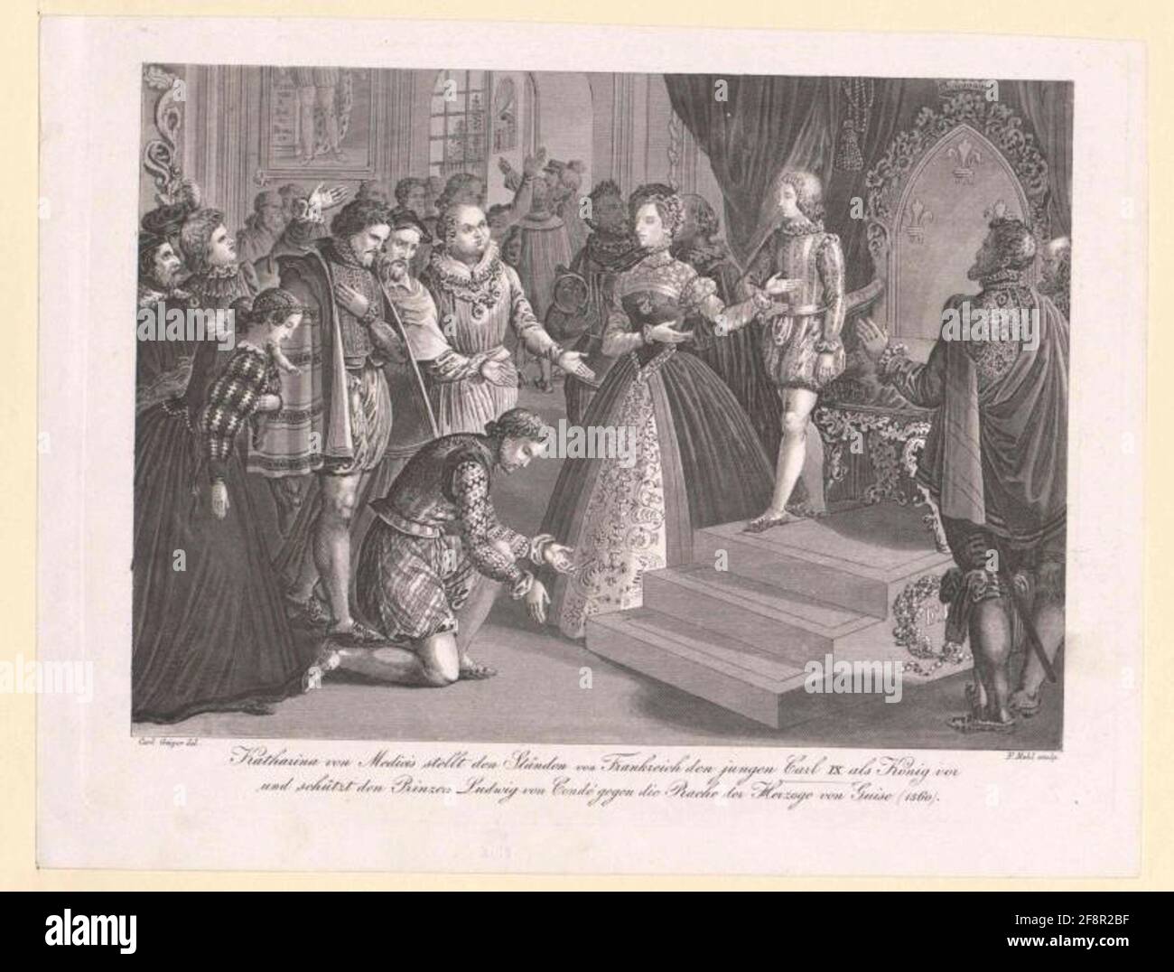 Katharina of Medici, Queen of France Stock Photo - Alamy