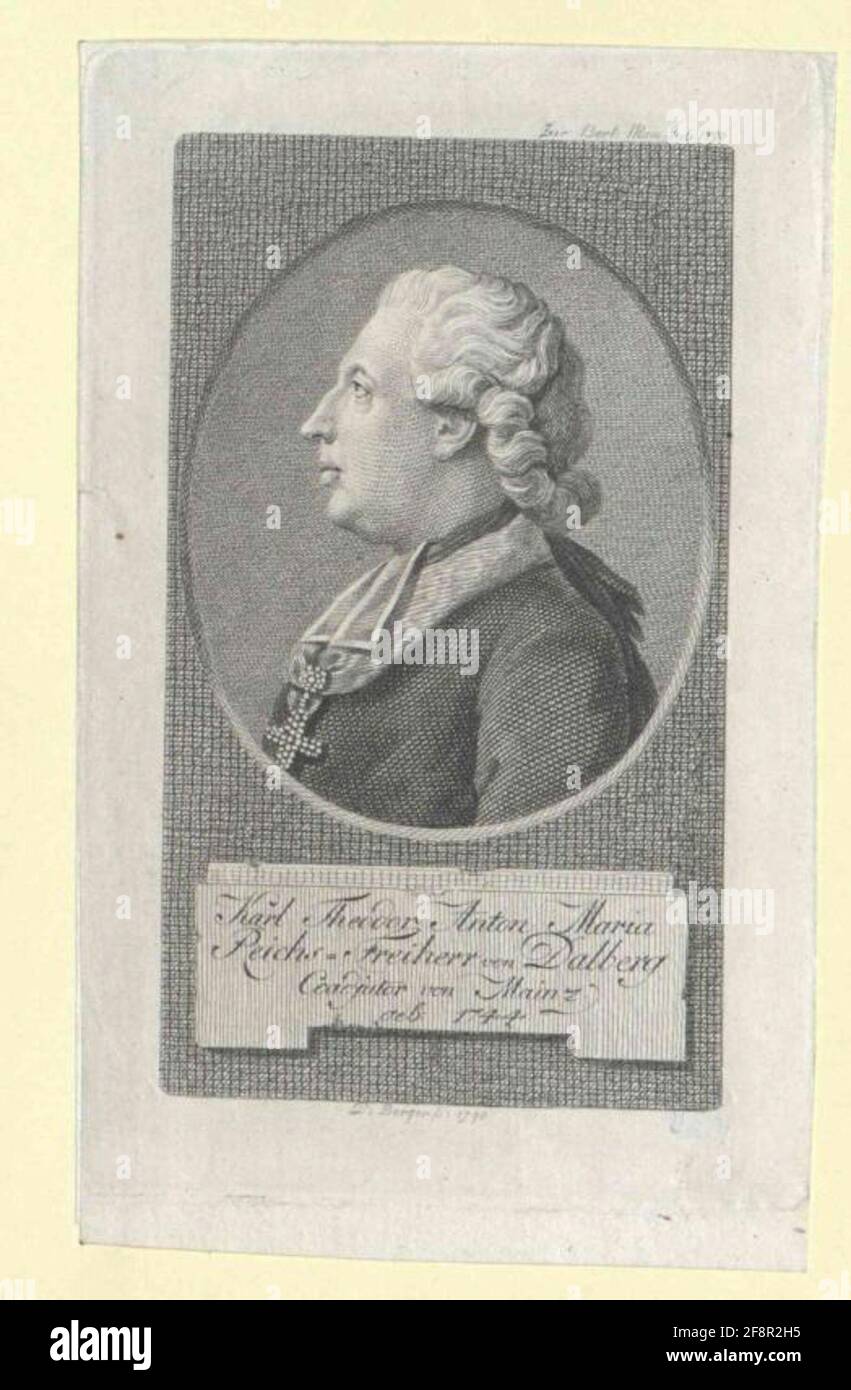 Dalberg, Karl Theodor Freiherr Stecher: Berger, Daniel (1744 Stock ...
