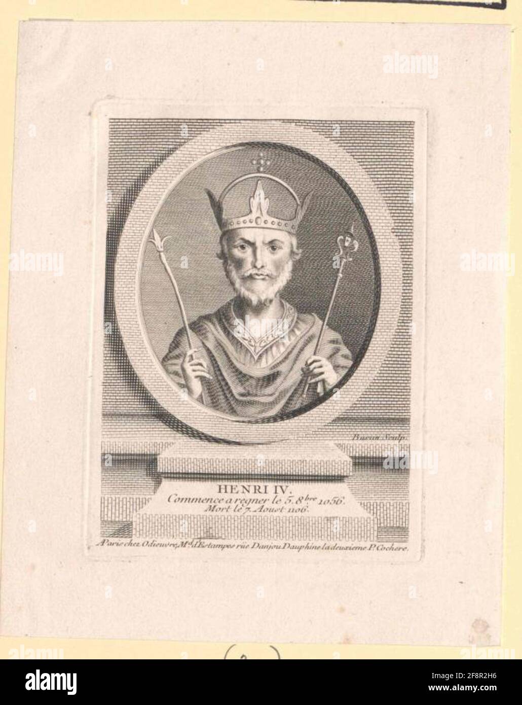 Heinrich IV., Roman-German Emperor Stock Photo - Alamy