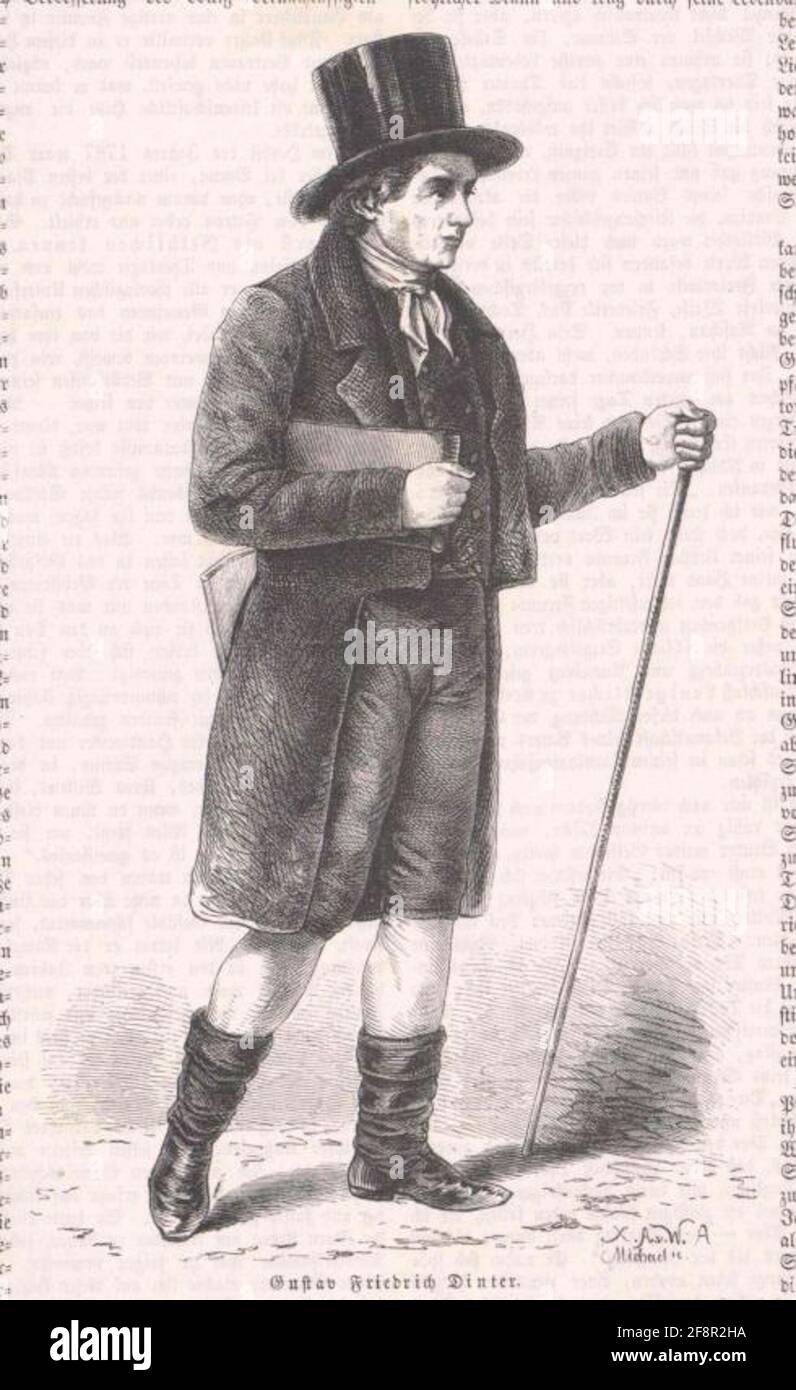 Dinter, Gustav Friedrich Stock Photo - Alamy
