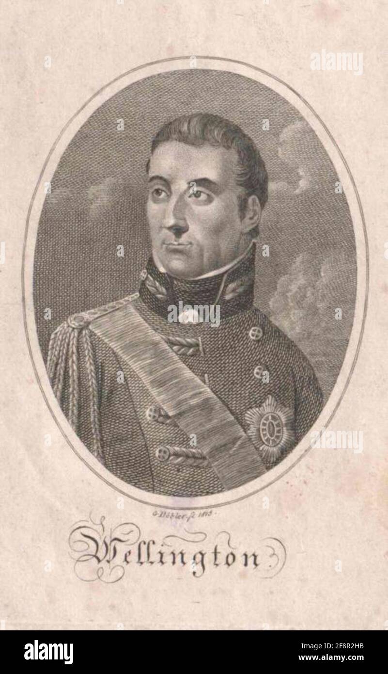 Wellington, Arthur Wellesley Duke of Stock Photo - Alamy