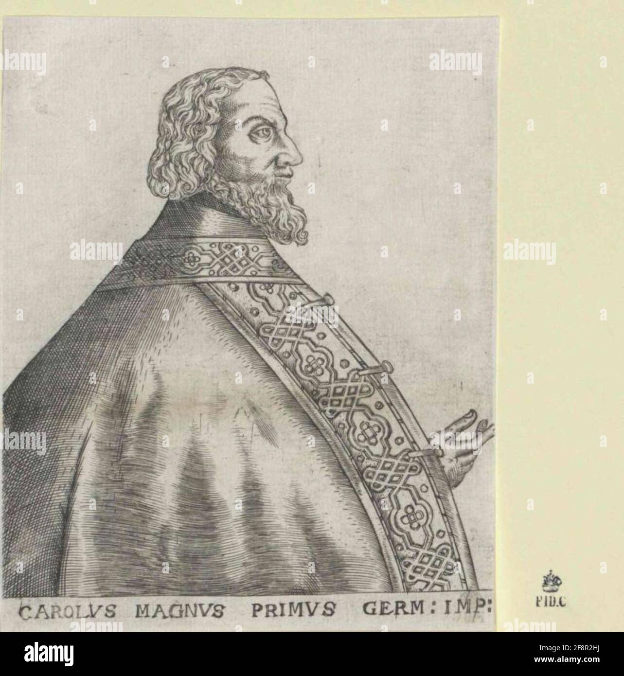 Karl I, the big, Roman emperor Stock Photo - Alamy