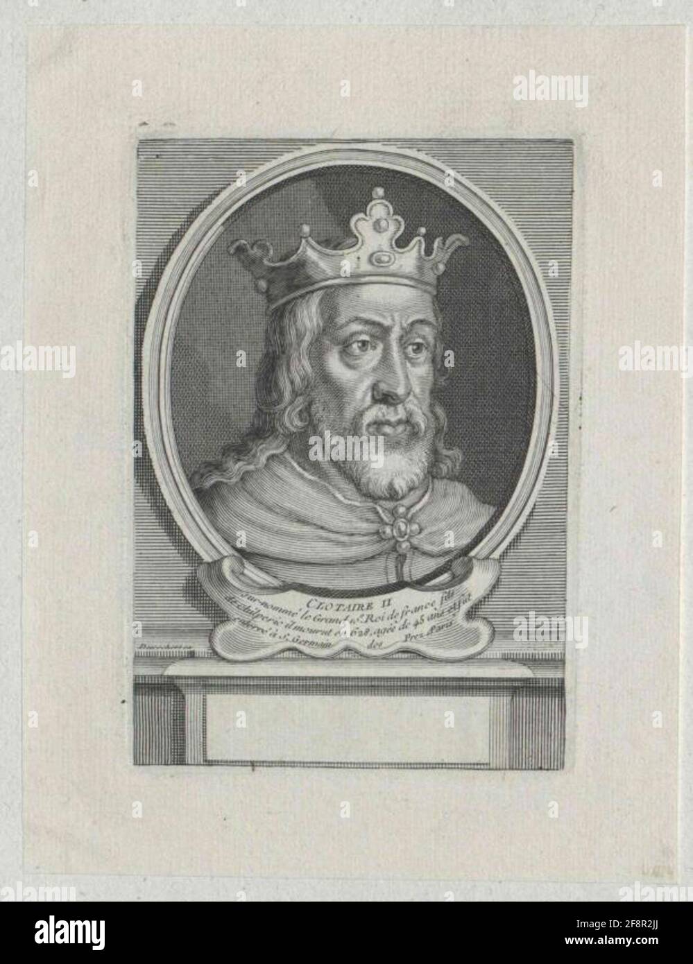 Chlothar II., King of Franconia Stock Photo - Alamy