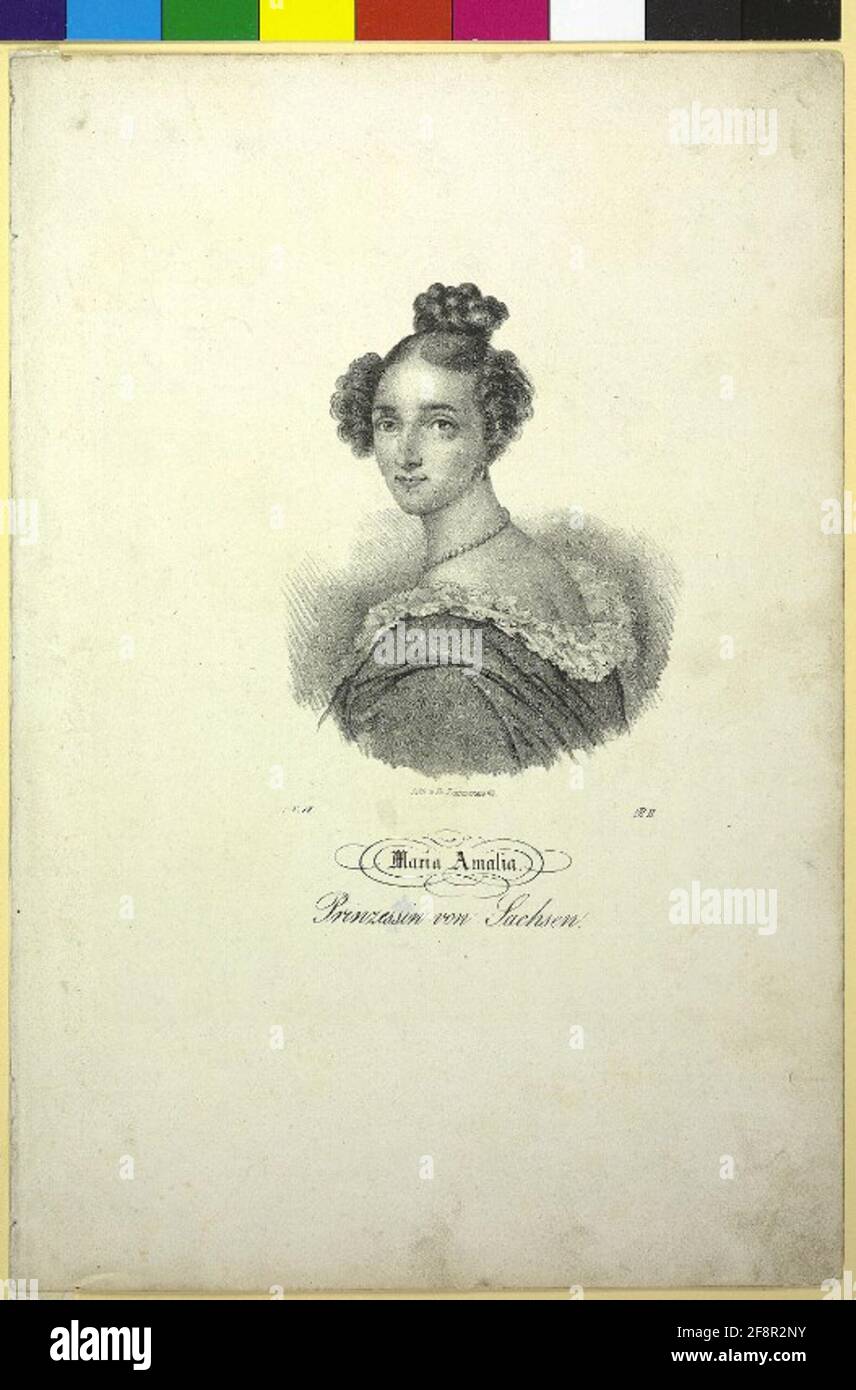 Amalie, Princess of Saxony Stock Photo - Alamy