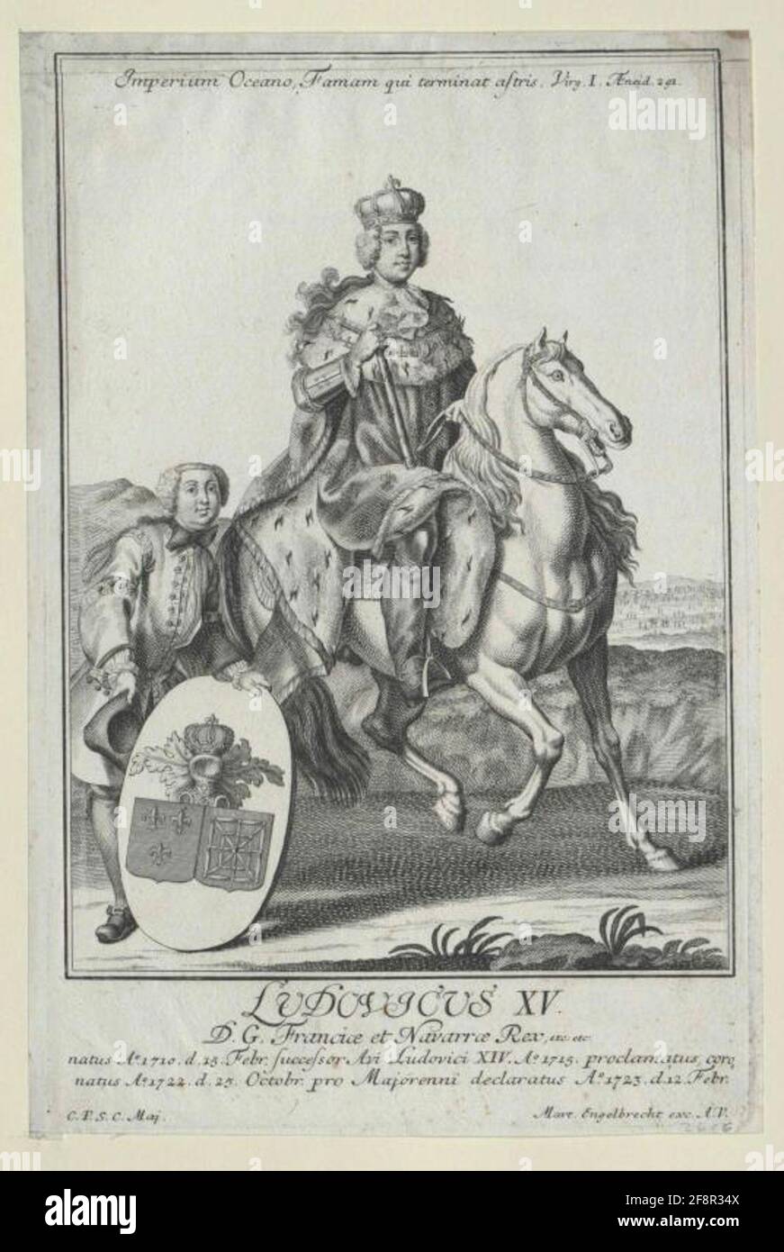 Ludwig XV., King of France Stock Photo - Alamy