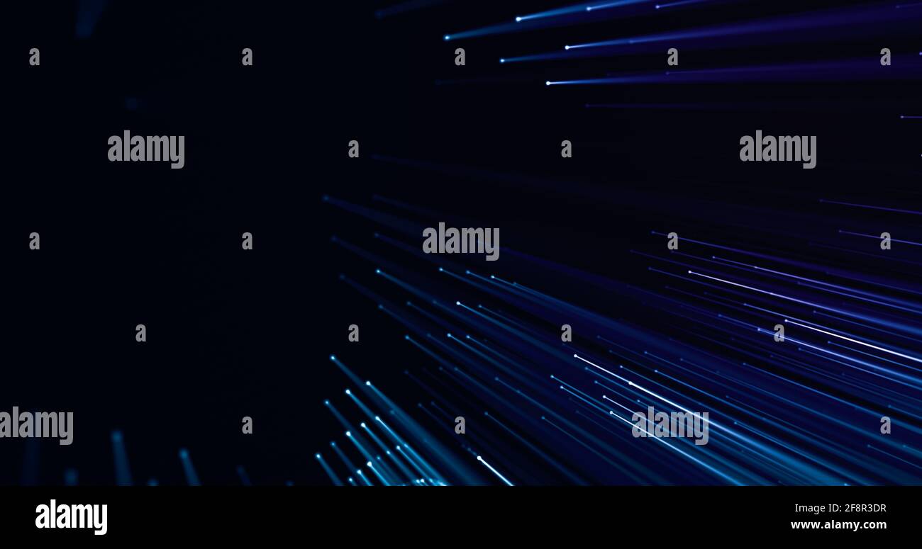 Data navigation at 5g speed. Dots connection uploading information. 3d ...