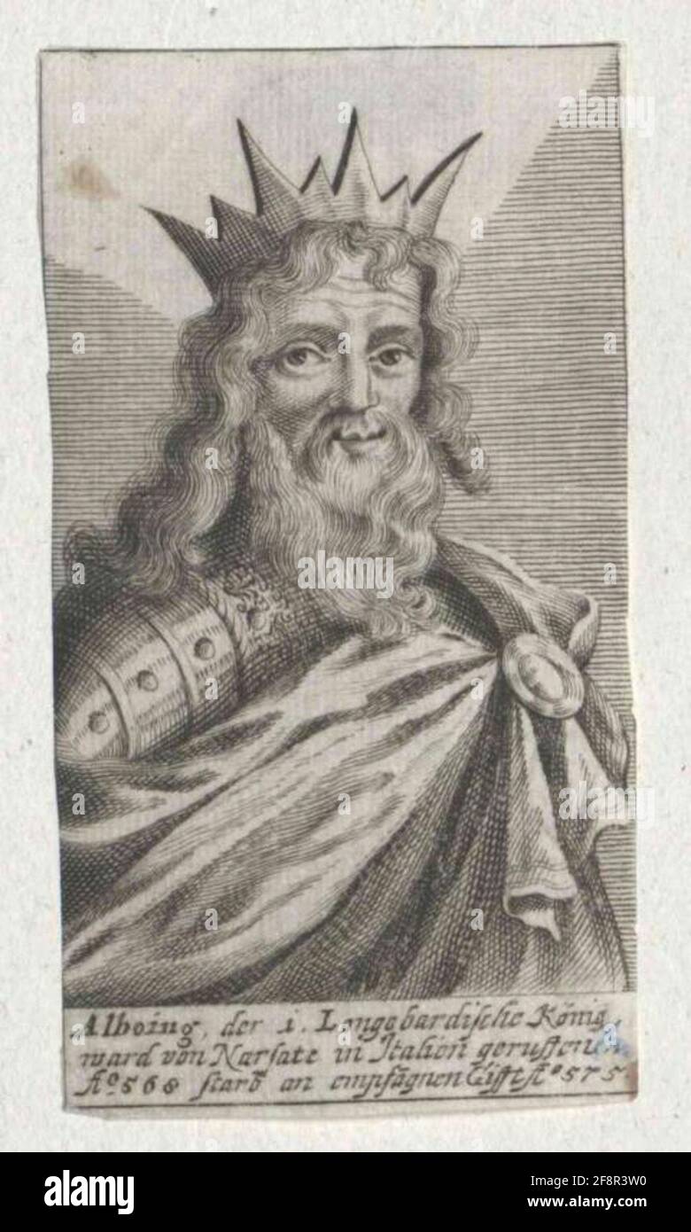 Alboin, King of Lombards Stock Photo - Alamy