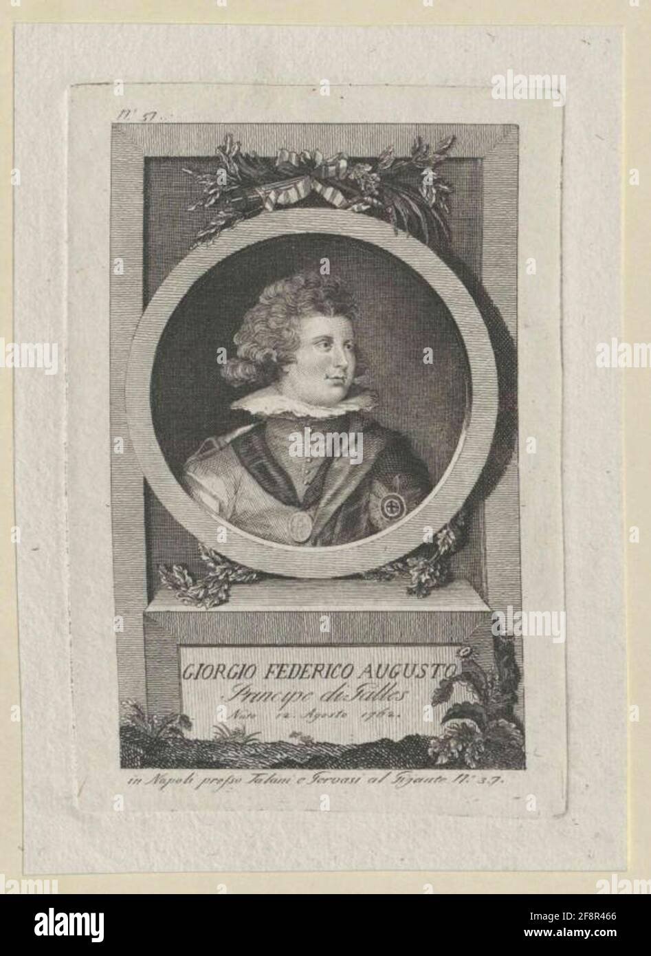 Georg IV., King of England Stock Photo - Alamy