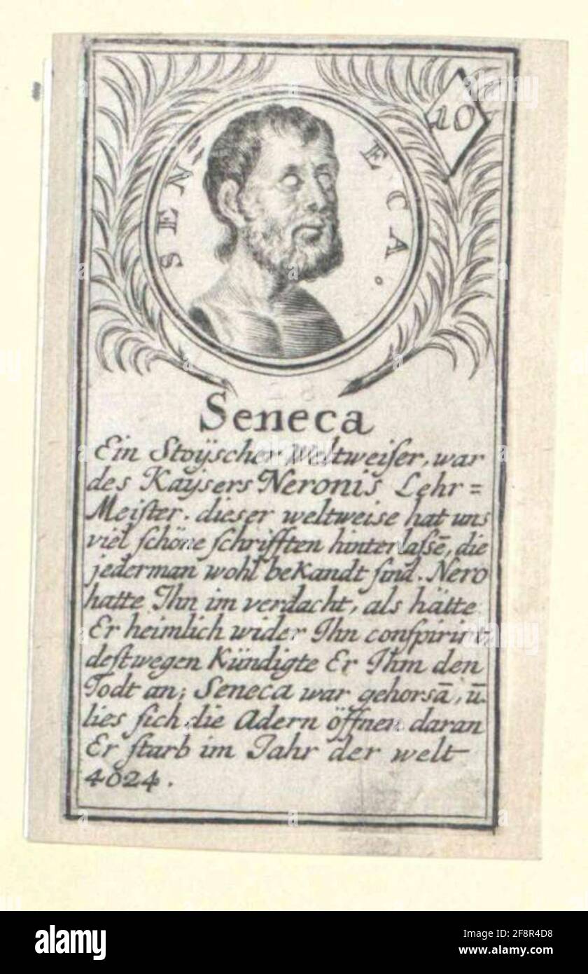 Playwright lucius annaeus seneca seneca hi-res stock photography and ...