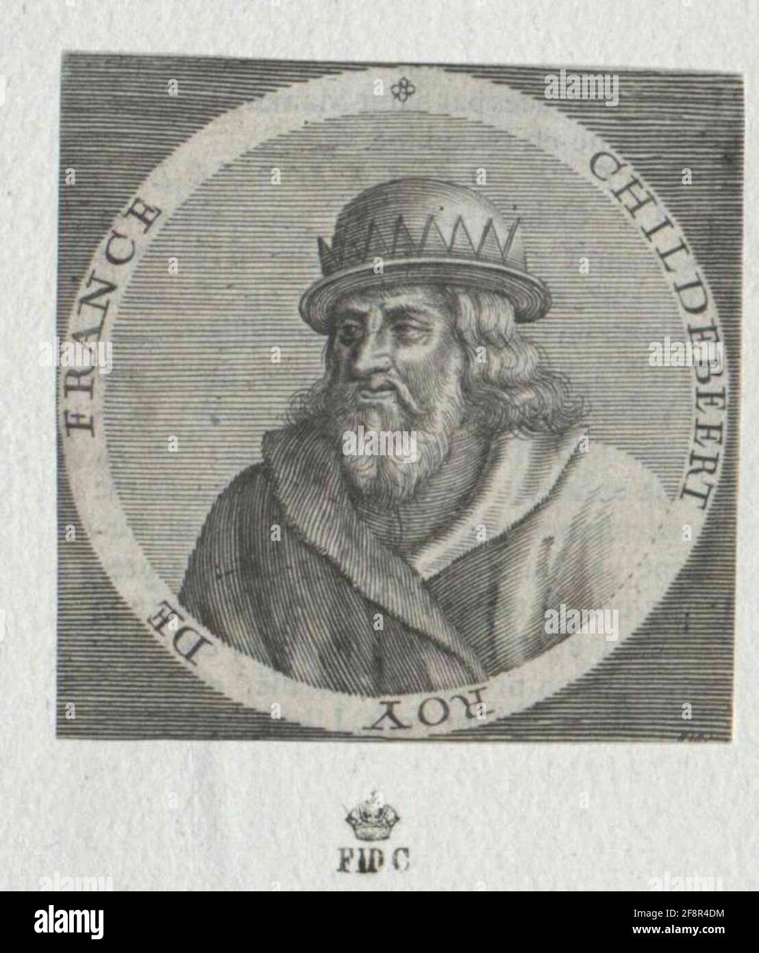 Childebert I, King of Franconia Stock Photo - Alamy