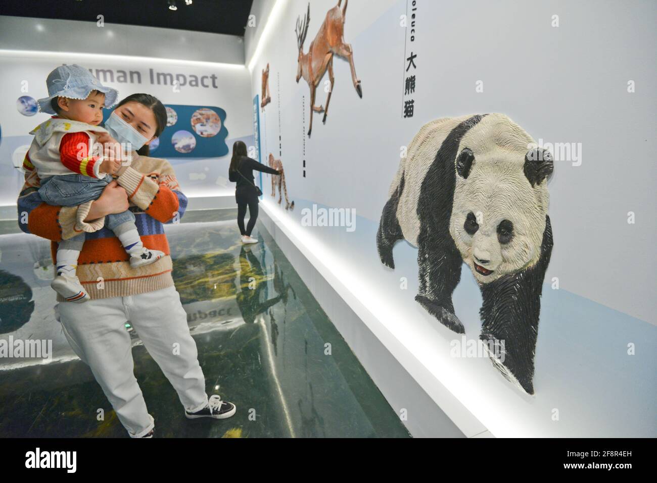 CHENGDU, CHINA - APRIL 14, 2021 - Visitors visit the Chengdu Giant ...