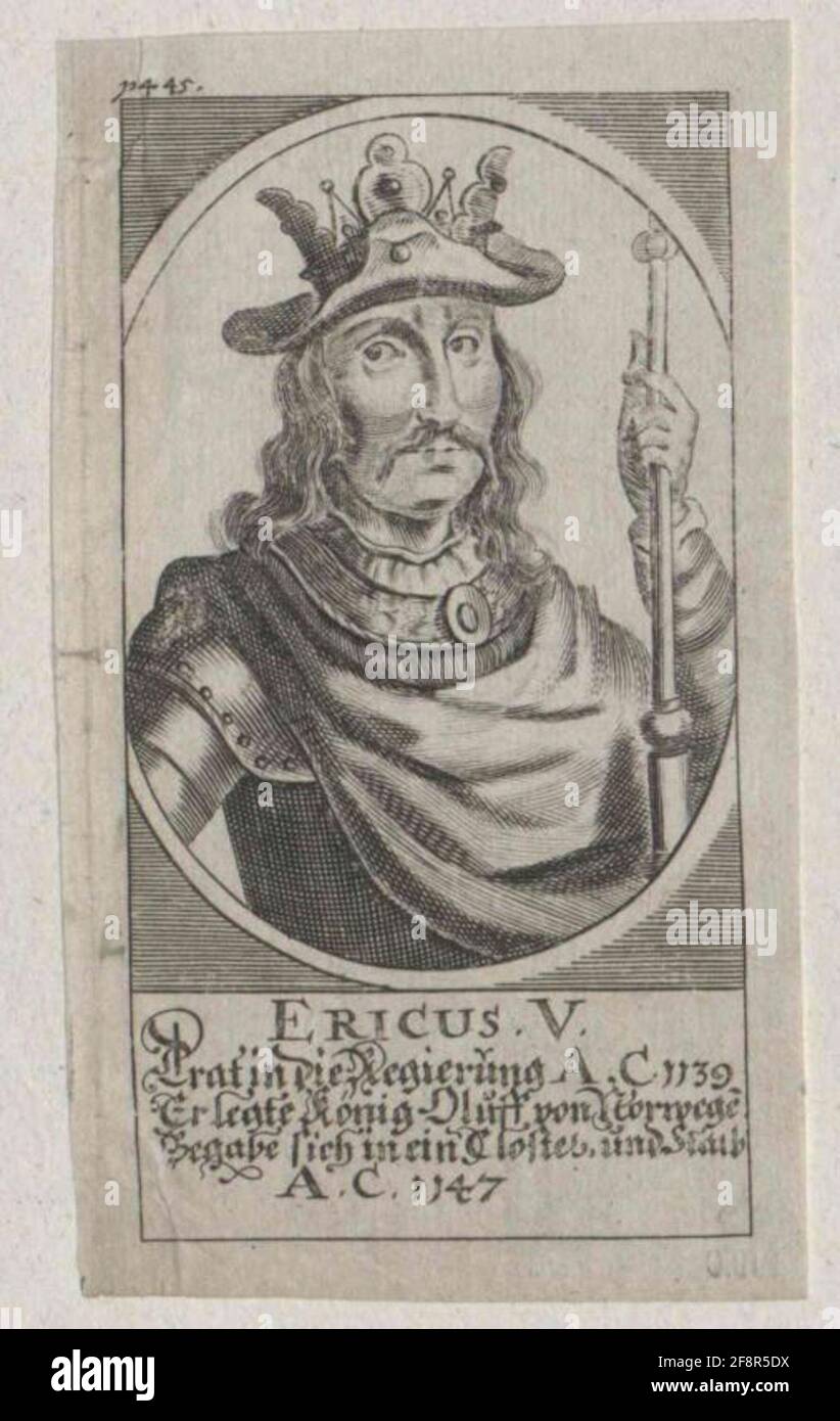 Erik III. Lam, King of Denmark Stock Photo - Alamy