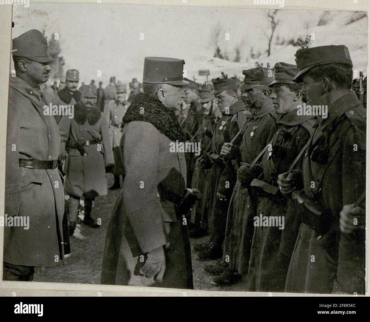 Inspection of the II. Regiment of Tyrolean Imperial Hunters by ...