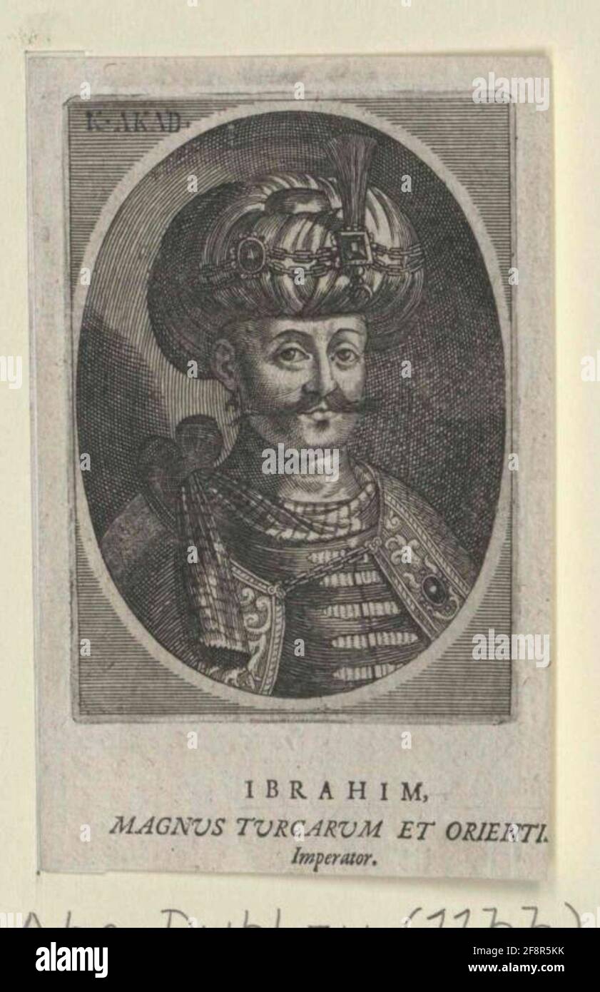 Ibrahim, Sultan of Turkey 1640/1750 Stock Photo - Alamy