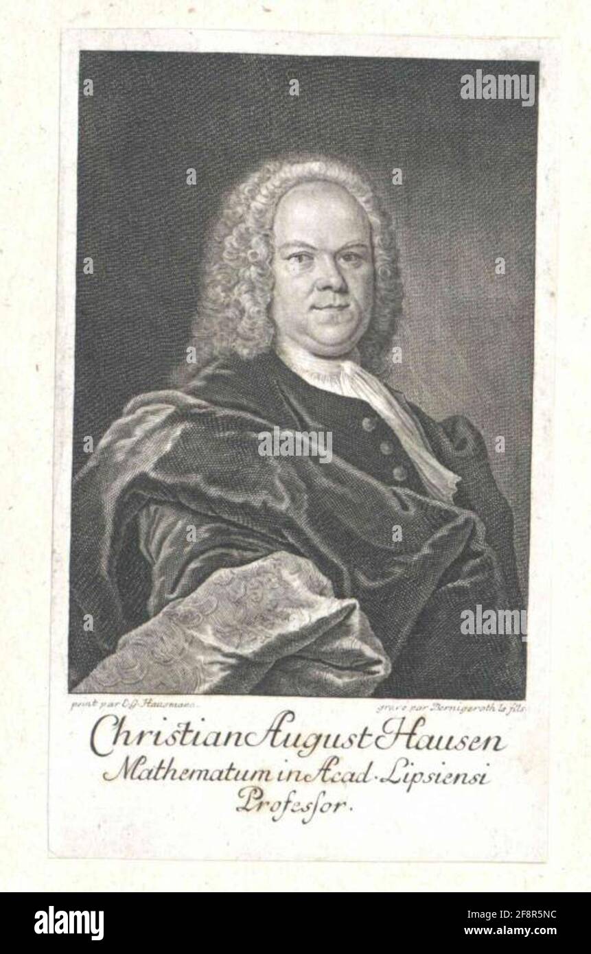 Hausen, Christian August Stock Photo - Alamy