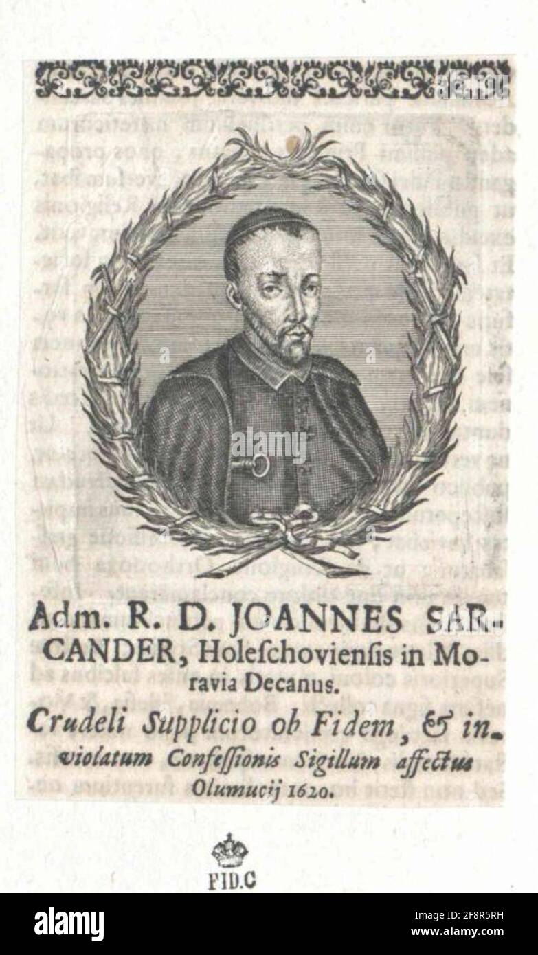 Sarkander, Johannes Stock Photo - Alamy