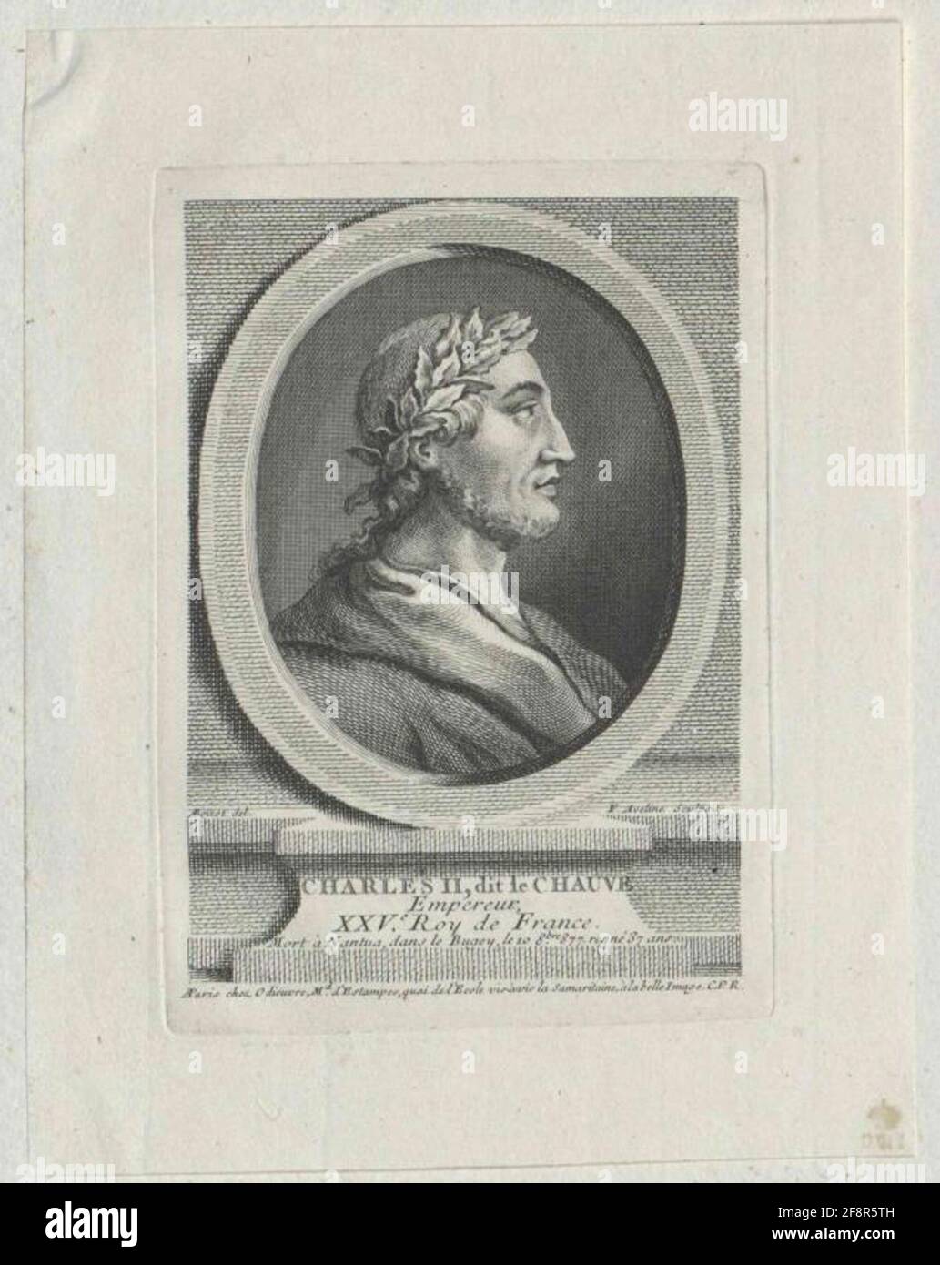 Karl II, the Kahle, Roman Emperor Stock Photo - Alamy
