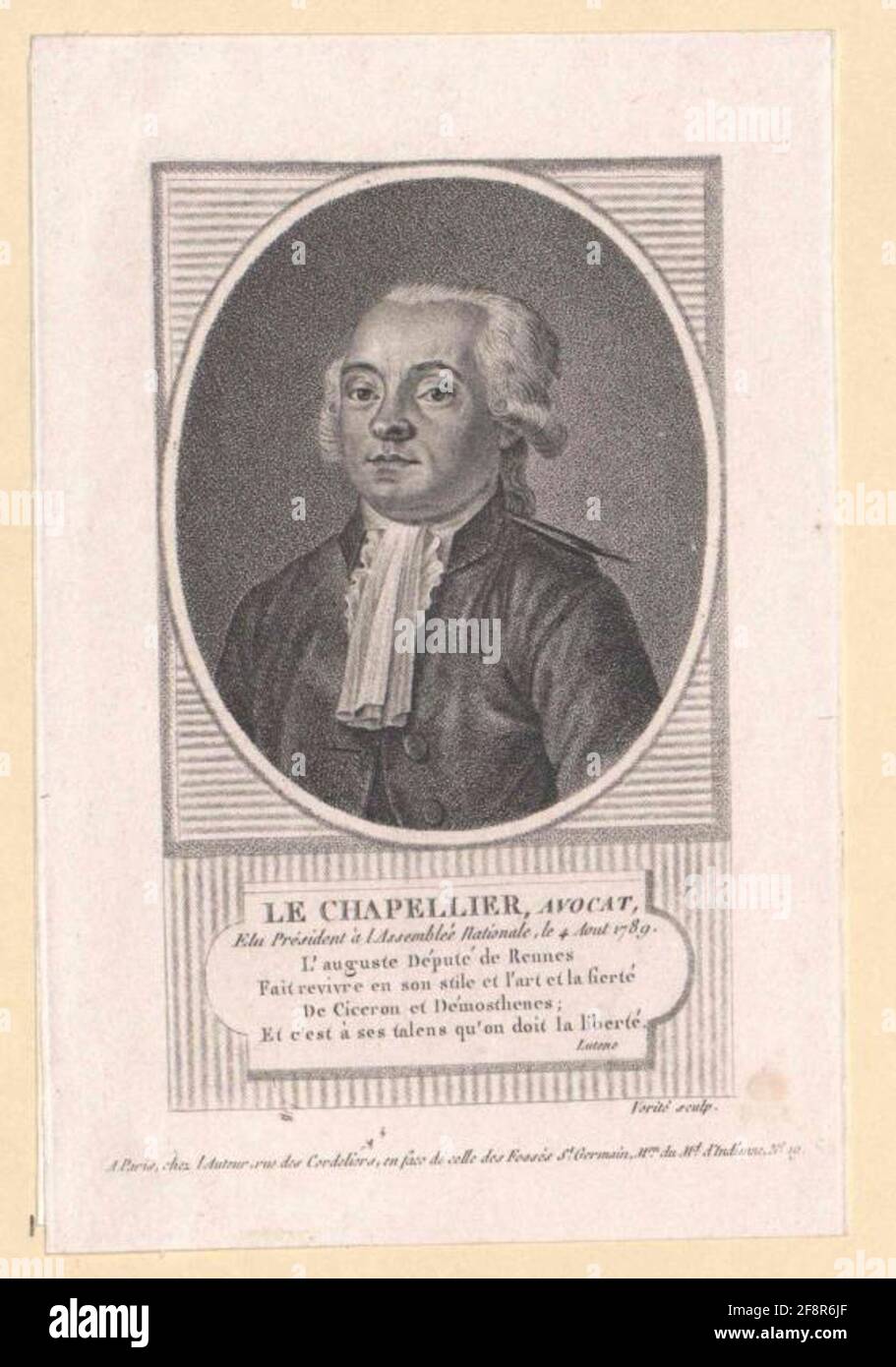 Le Chapellier, Isaac René Guy Stock Photo - Alamy