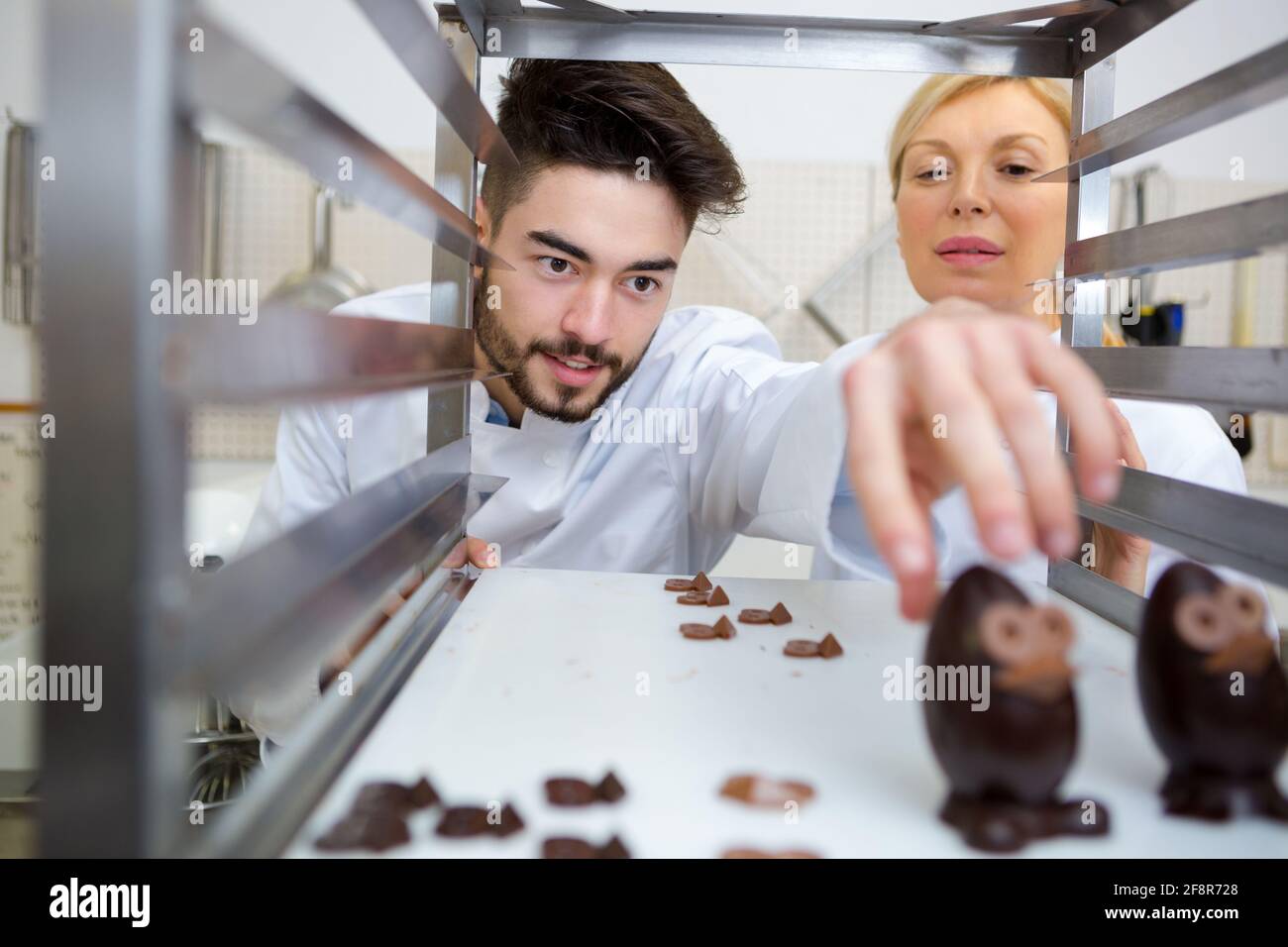 Chocolate factory machine heart hi-res stock photography and images - Alamy