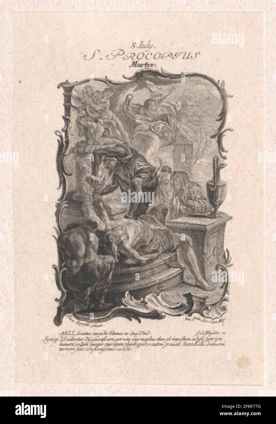 Prokop of Caesarea, saint Stock Photo - Alamy