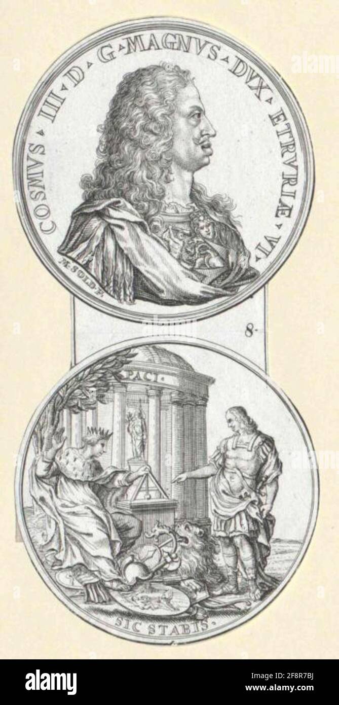 Cosimo III. De Medici, Grand Duke of Tuscany Stock Photo - Alamy