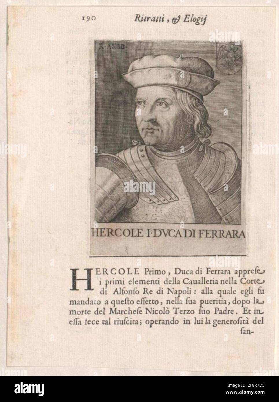 Hercules I. d'Este, Duke of Modena Stock Photo - Alamy