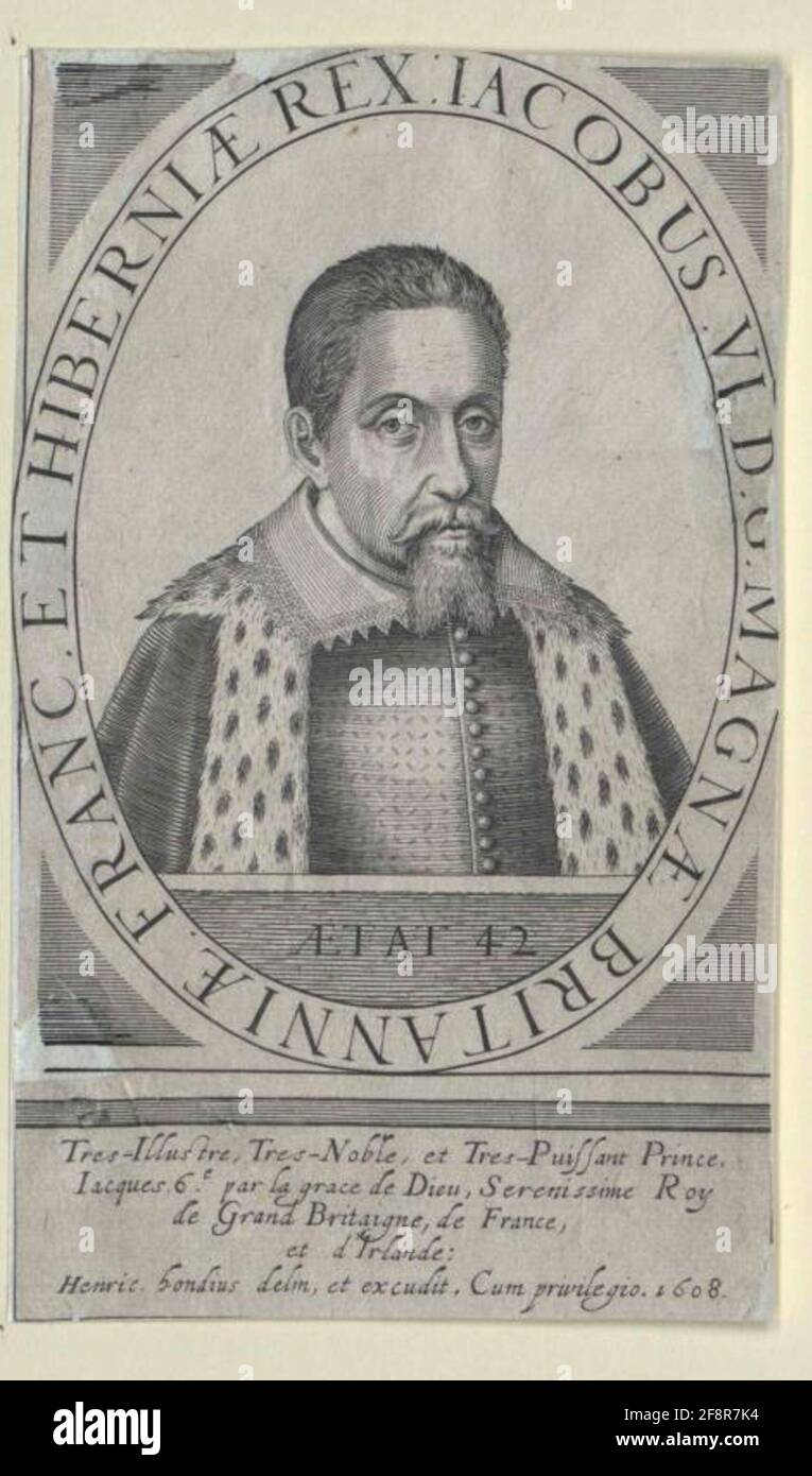 Jacob I. King of England Stock Photo - Alamy