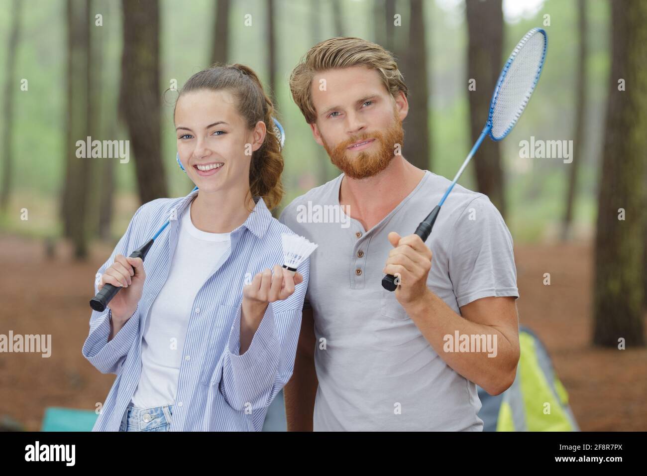 Young boy playing badminton in hi-res stock photography and images - Alamy