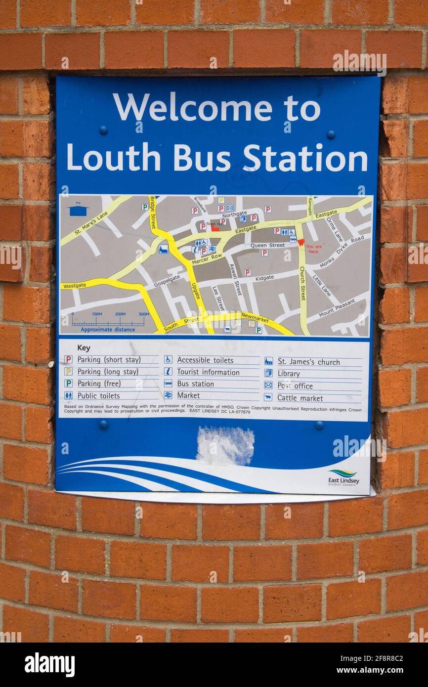 Lincolnshire england map hi-res stock photography and images - Alamy