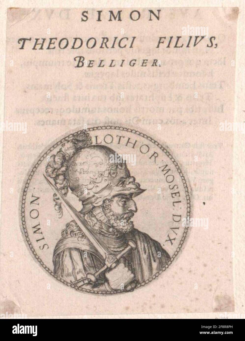 Simon I, Duke of Lorraine Stock Photo - Alamy