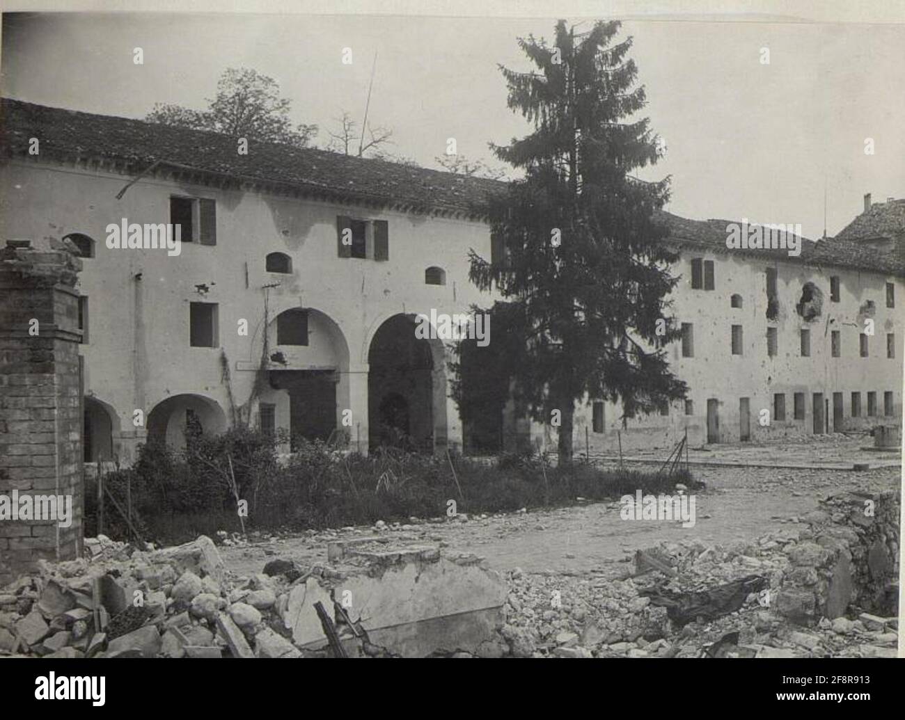 Mandre Italian barracks Stock Photo - Alamy