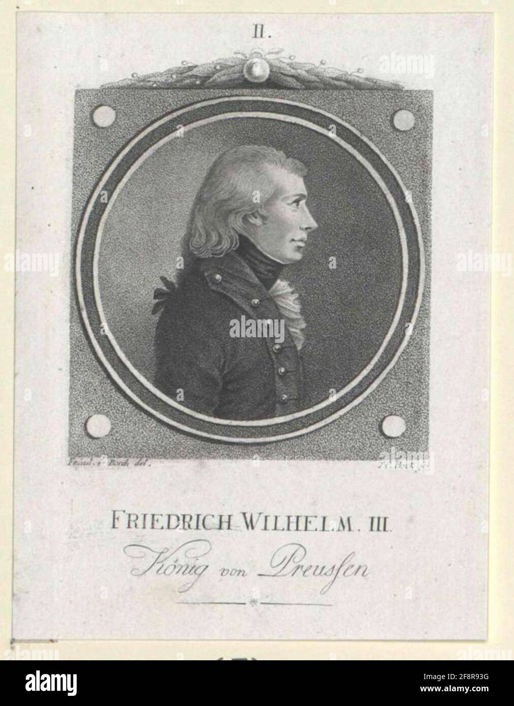 Friedrich Wilhelm III., King of Prussia Stock Photo - Alamy