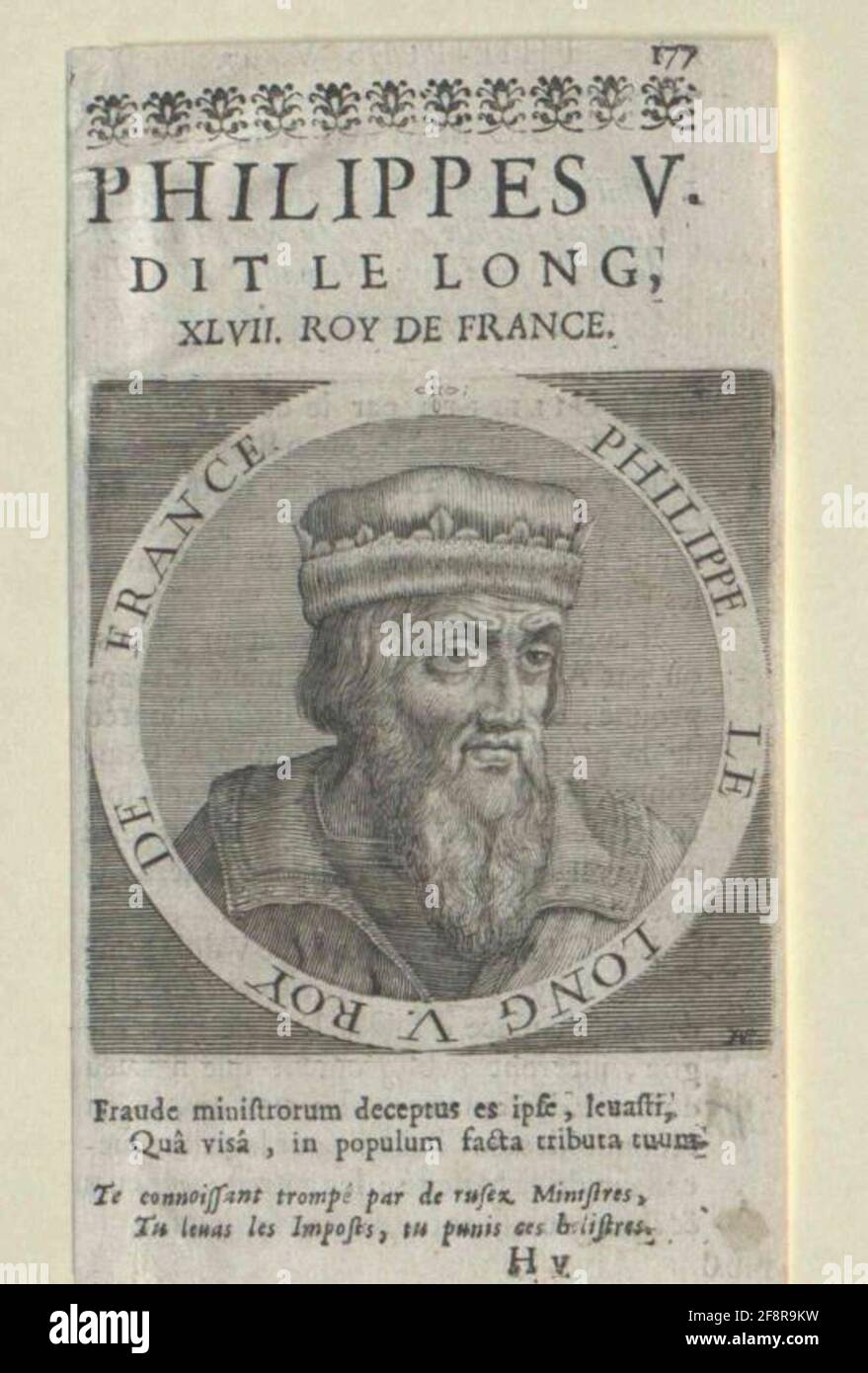 Philipp V., King of France Stock Photo - Alamy