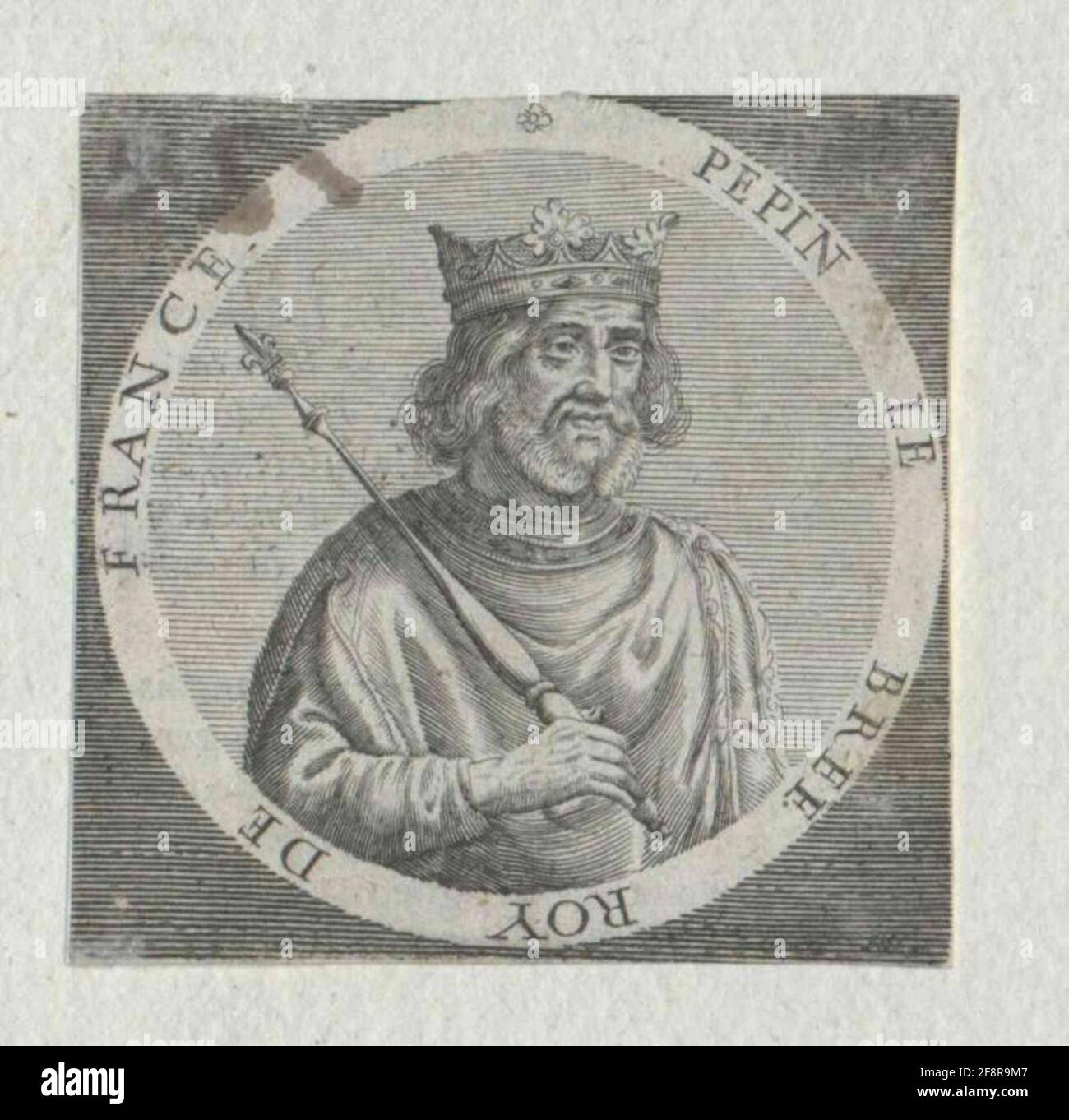 Pippin of the younger, King of the Franks Stock Photo - Alamy