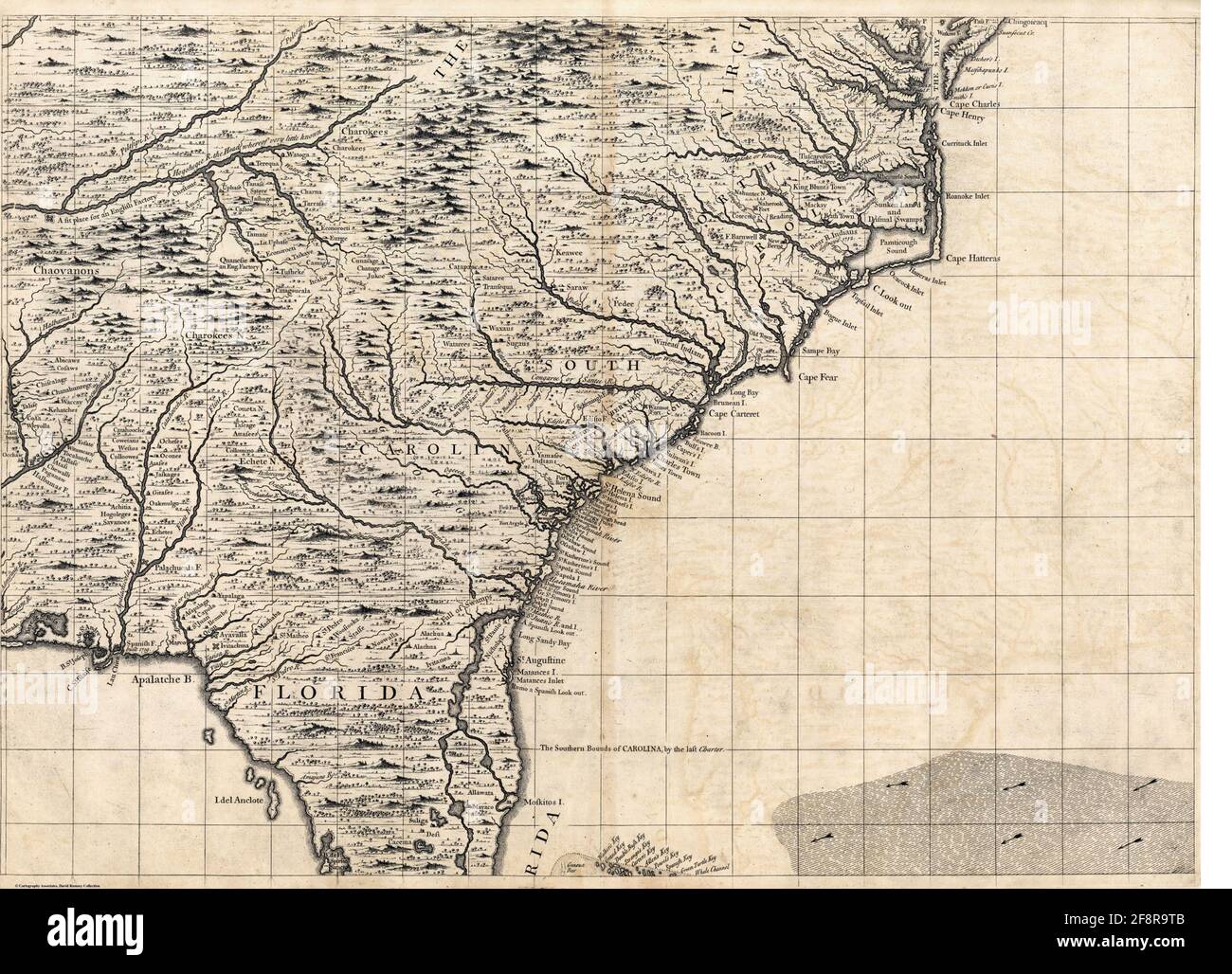 Map Of Florida 18th Century High Resolution Stock Photography and ...