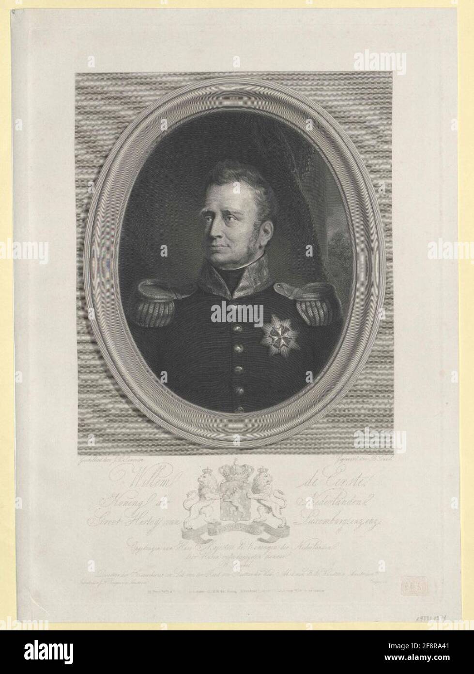 Wilhelm I, King of the Netherlands Stock Photo - Alamy