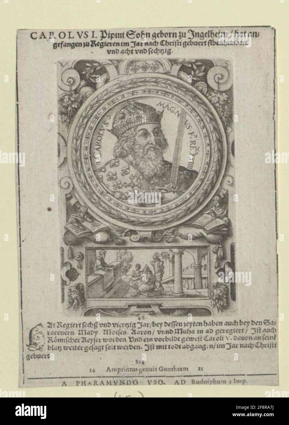 Karl I, the big, Roman emperor Stock Photo - Alamy