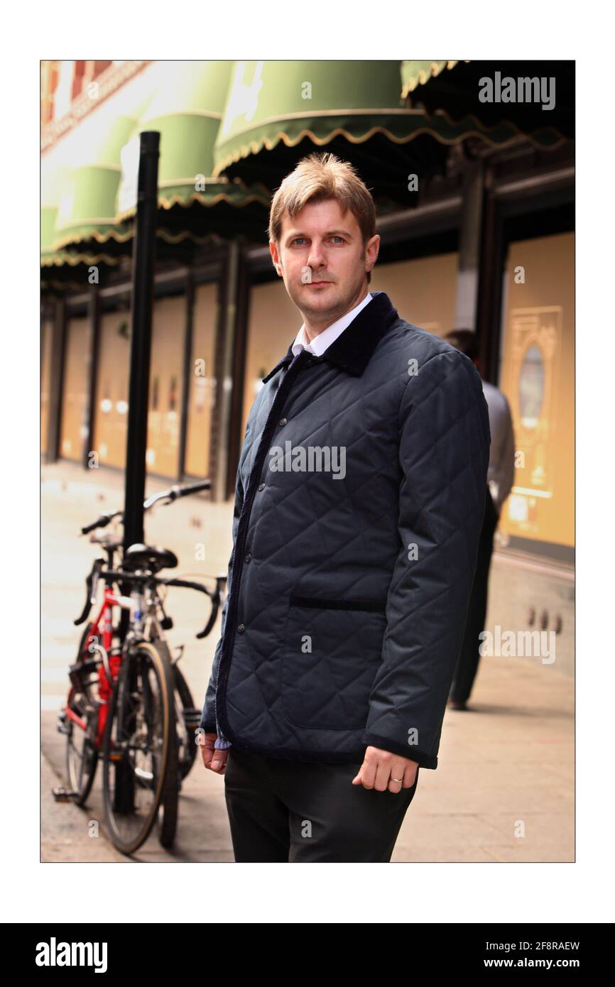 Martin Hickman models a new range of bullet proof cloathing available ...