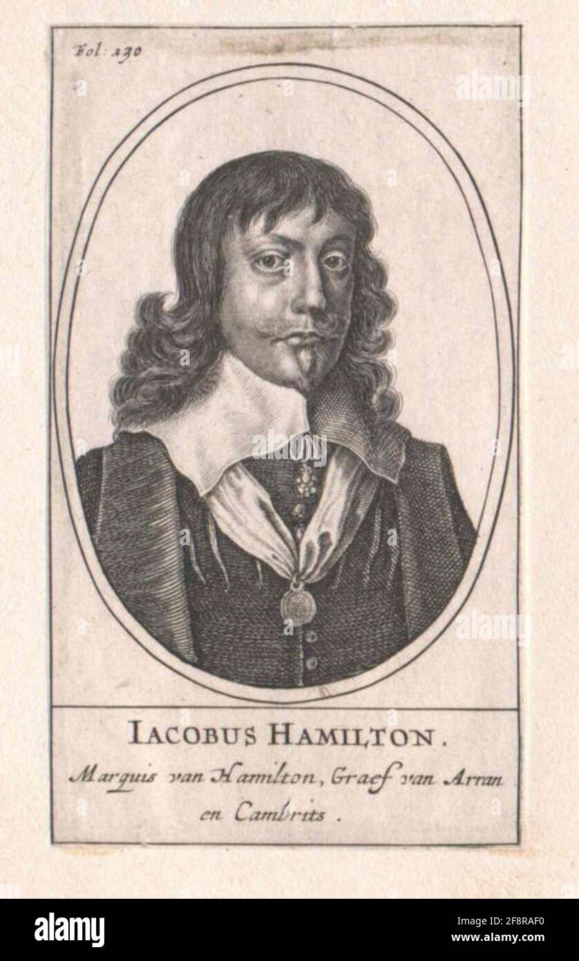 Hamilton, James Duke of Stock Photo - Alamy