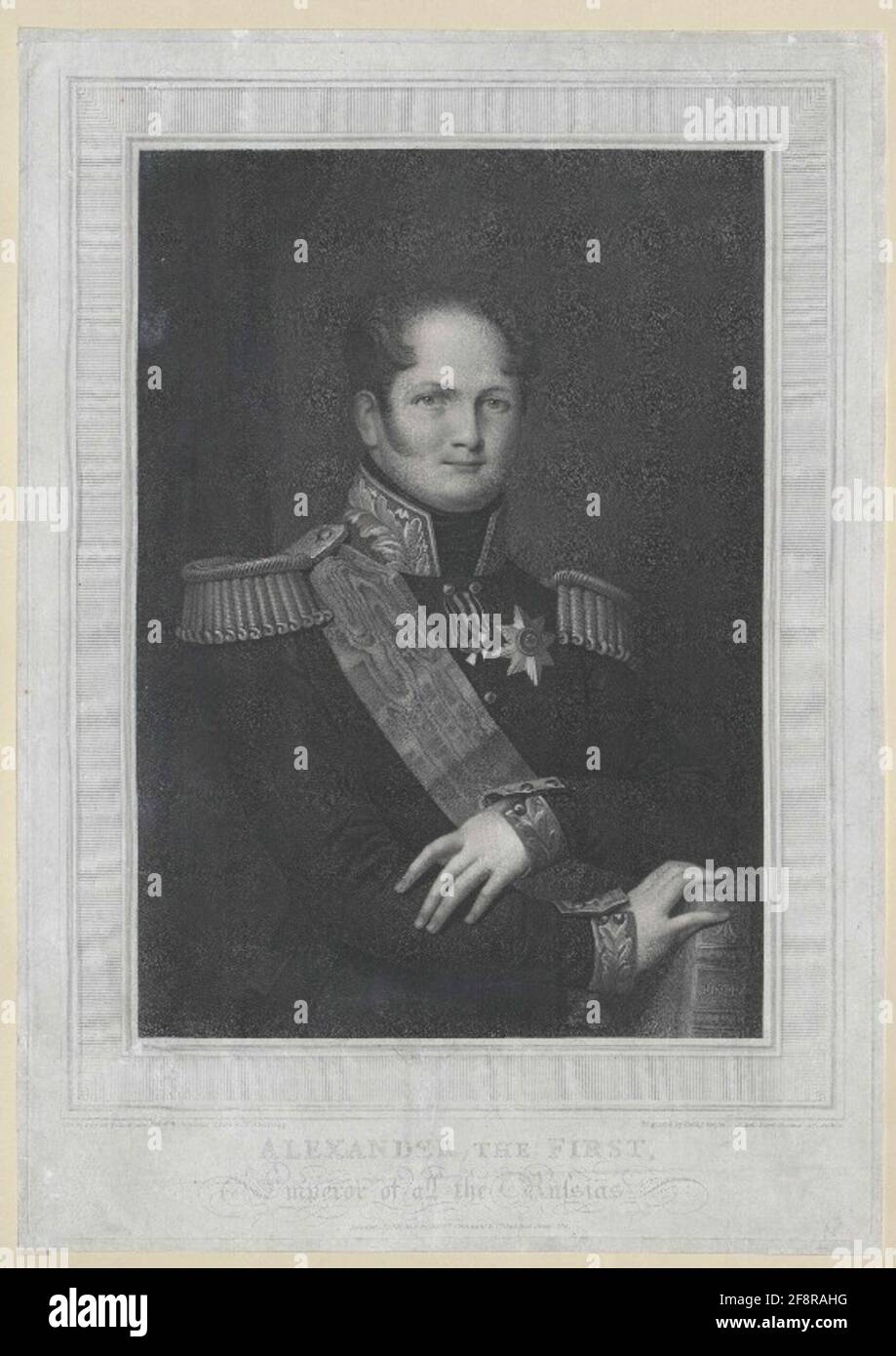 Tsar alexander i court hi-res stock photography and images - Alamy