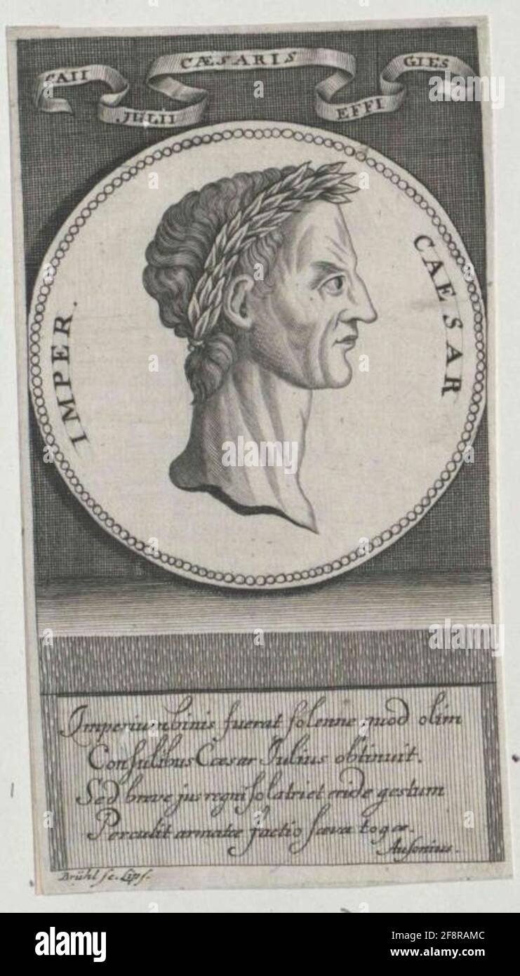 Portrait julius caesar roman hi-res stock photography and images - Alamy