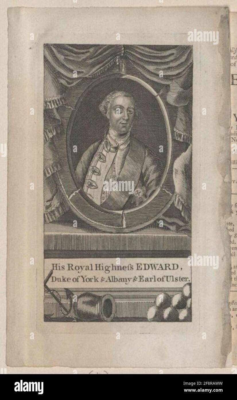 Eduard, Prince of England Duke of York Stock Photo - Alamy