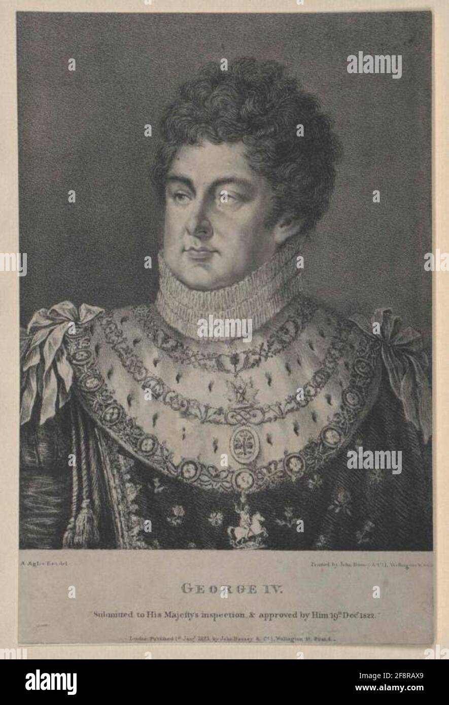 Georg IV., King of England Stock Photo - Alamy