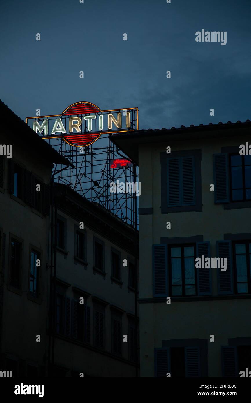 Martini sign hi-res stock photography and images - Alamy