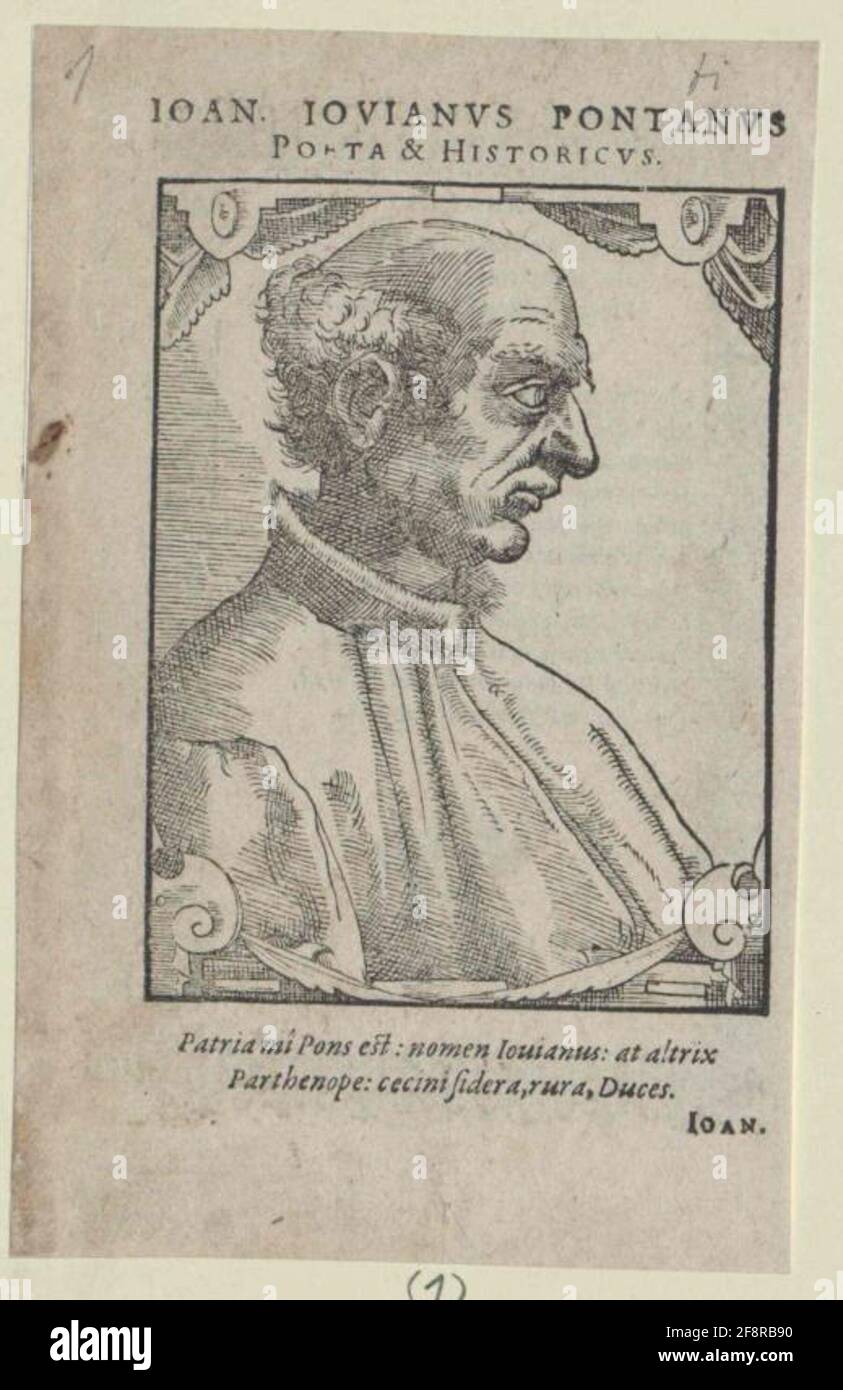 Pontano giovanni gioviano hi-res stock photography and images - Alamy