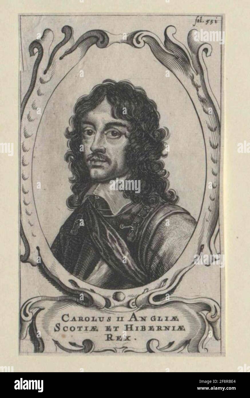 Karl II., King of England Stock Photo - Alamy