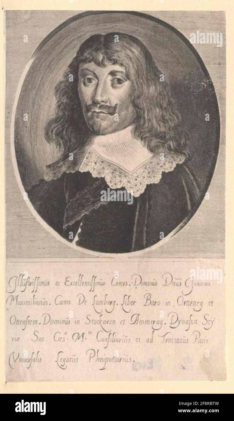 Lamberg, Johann Maximilian Graf Stock Photo - Alamy