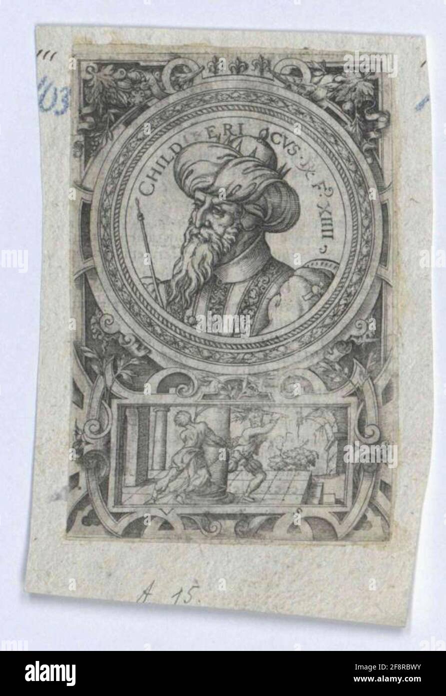 Childerich II., King of the Franconia Stecher: Solis, Virgilius (the ...