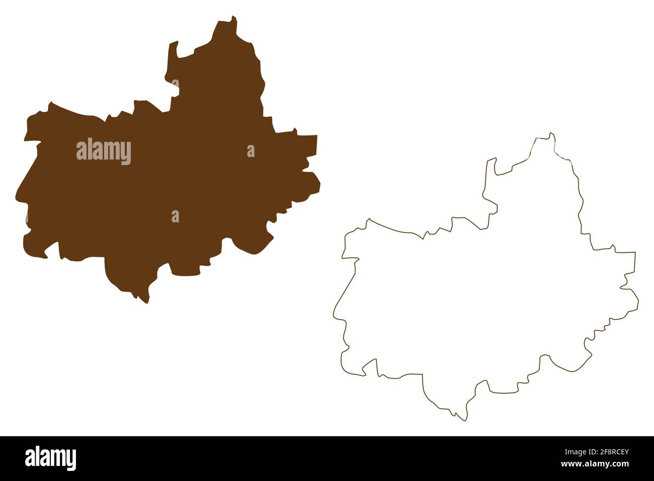 Amberg city (Federal Republic of Germany, Urban district Upper ...